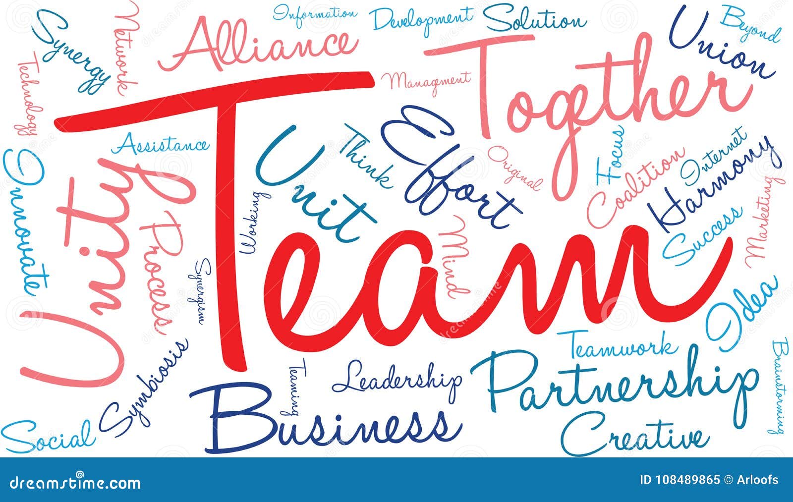 Team Word Cloud stock vector. Illustration of assistance - 108489865