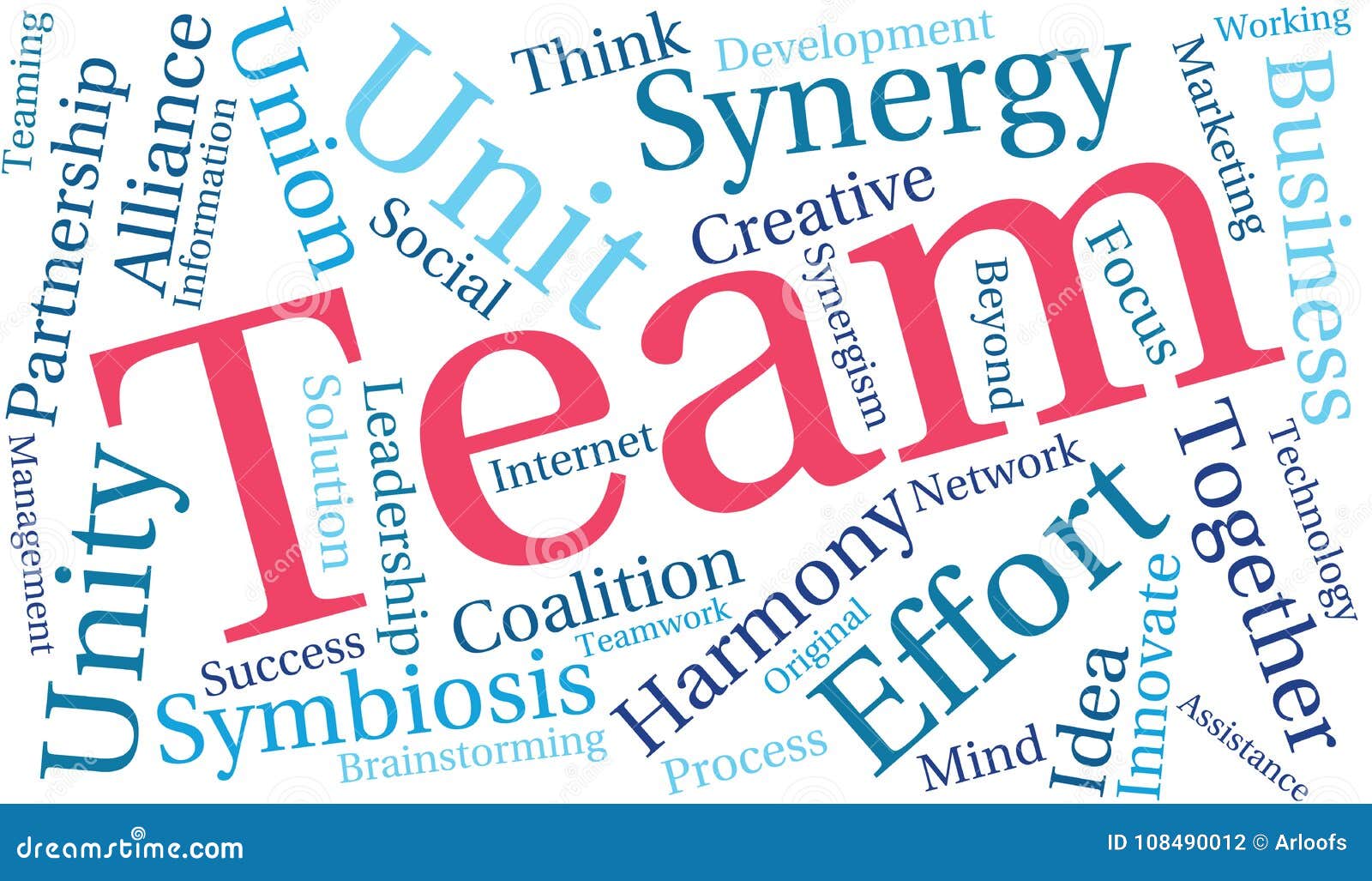 Team Word Cloud stock vector. Illustration of teamwork - 108490012