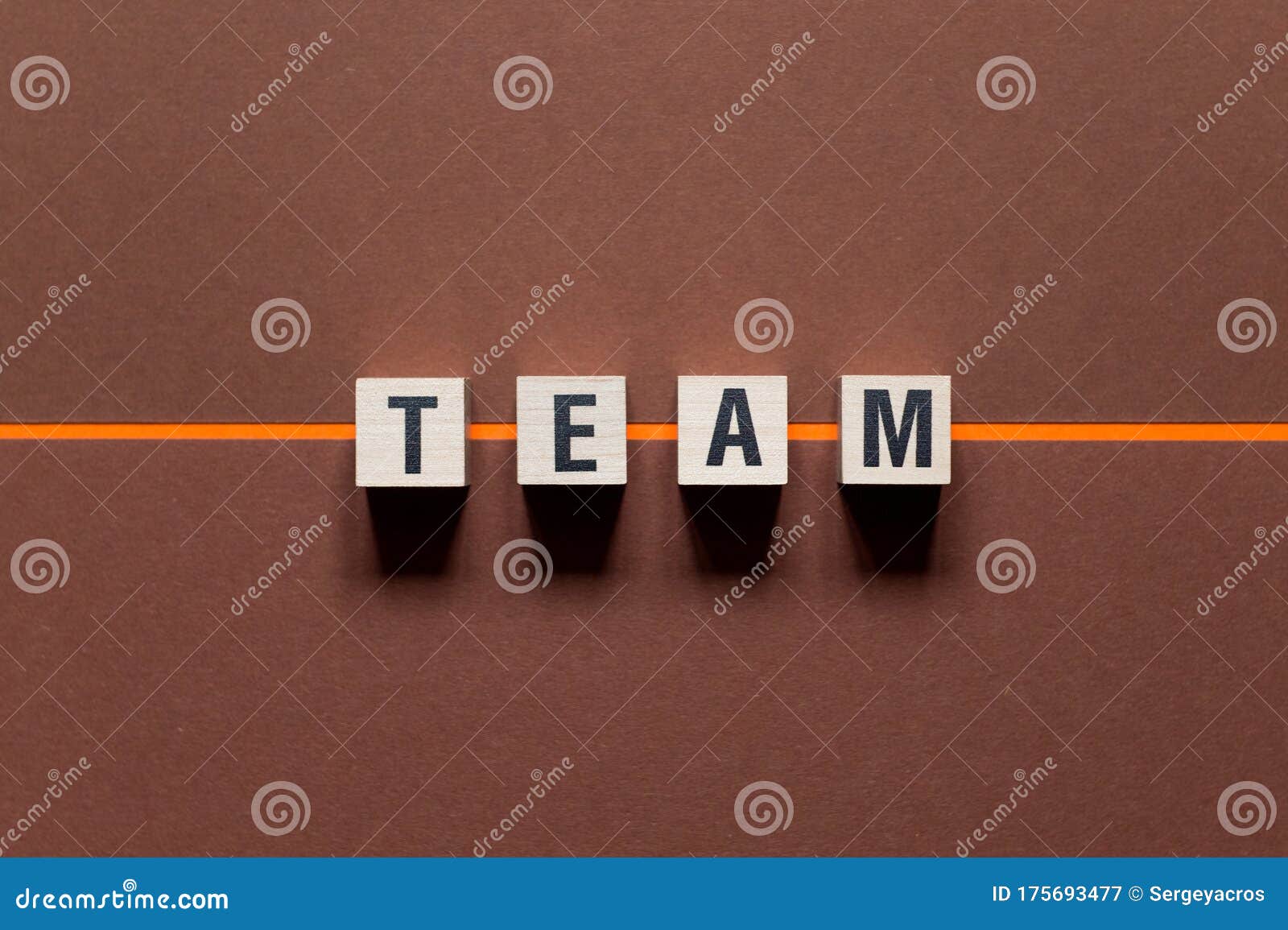 Team word concept on cubes stock image. Image of game - 175693477