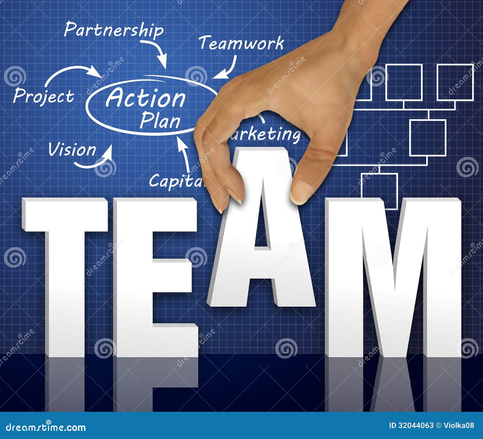 Team words concept stock image. Image of design, hand - 32044063