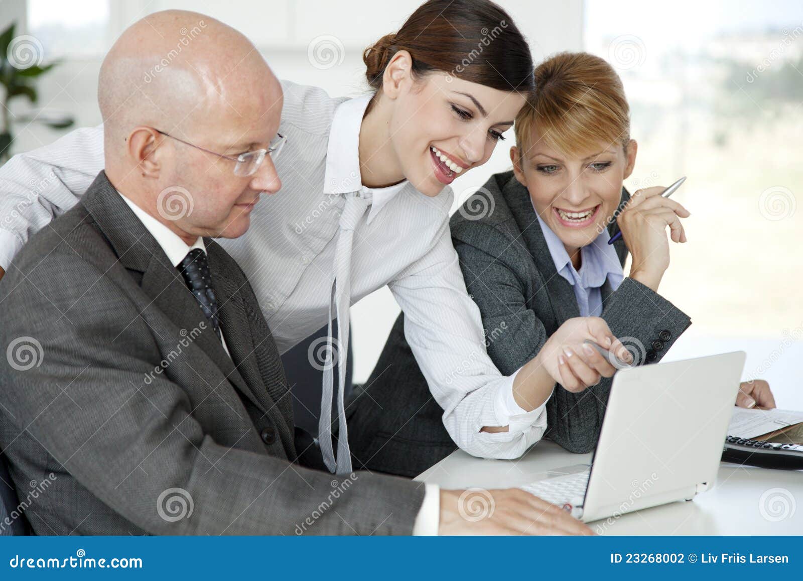 Team work stock photo. Image of happy, collar, discussing - 23268002