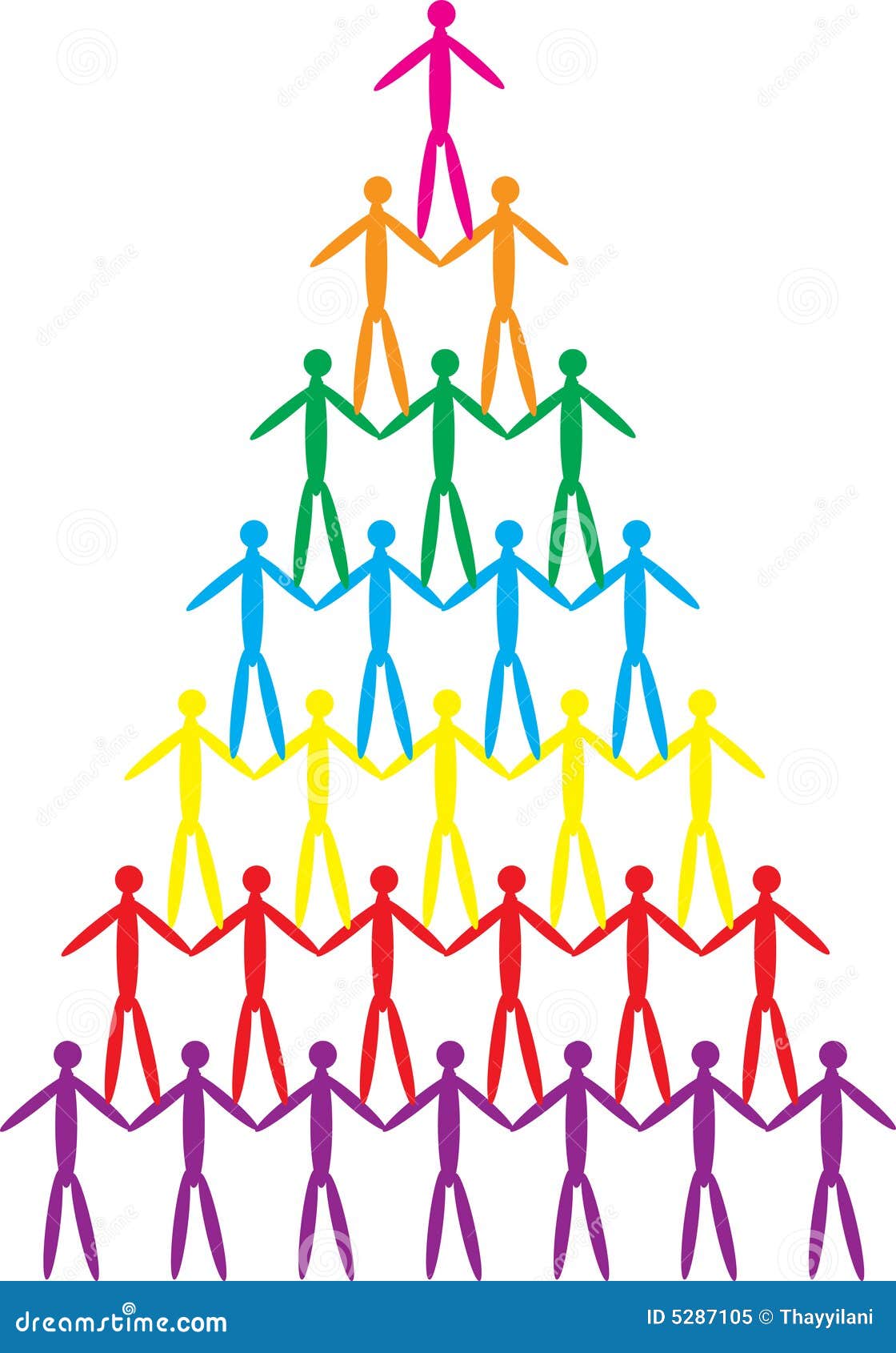 Teamwork Pyramid Stock Illustrations – 4,614 Teamwork Pyramid Stock ...