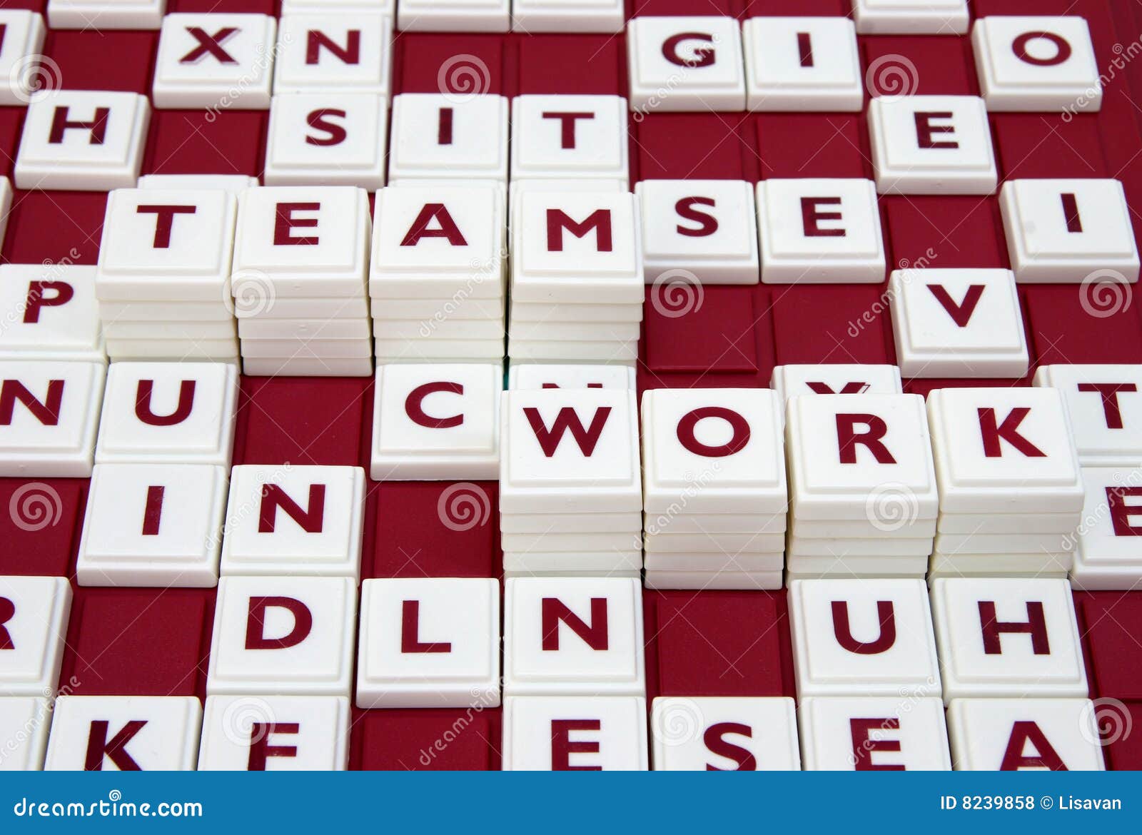 Team work stock photo. Image of letters, scramble, symbol - 8239858