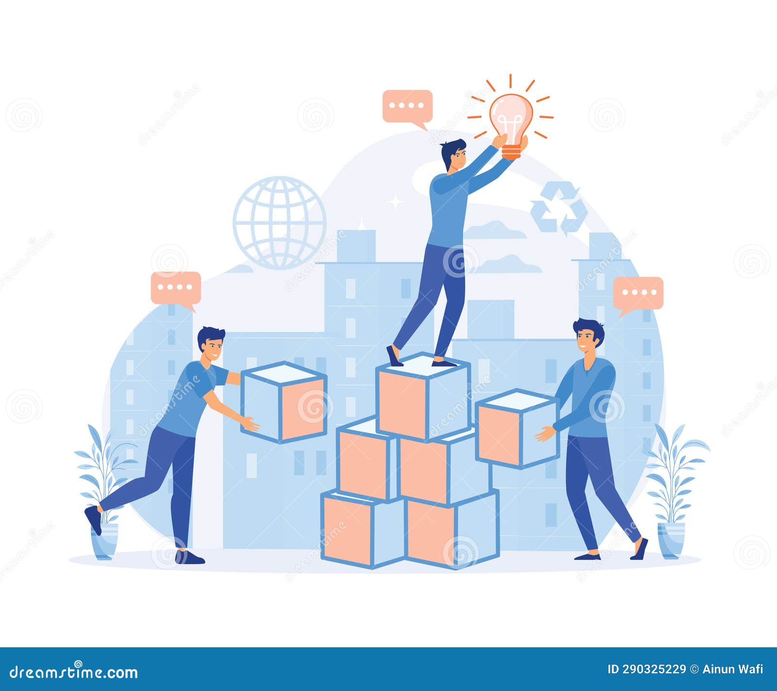 Team Work and Team Building, Corporate Organization and Partnership ...