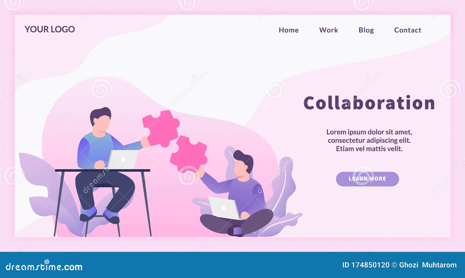 Team Work Collaboration between Freelancer Worker with Puzzle Matching ...