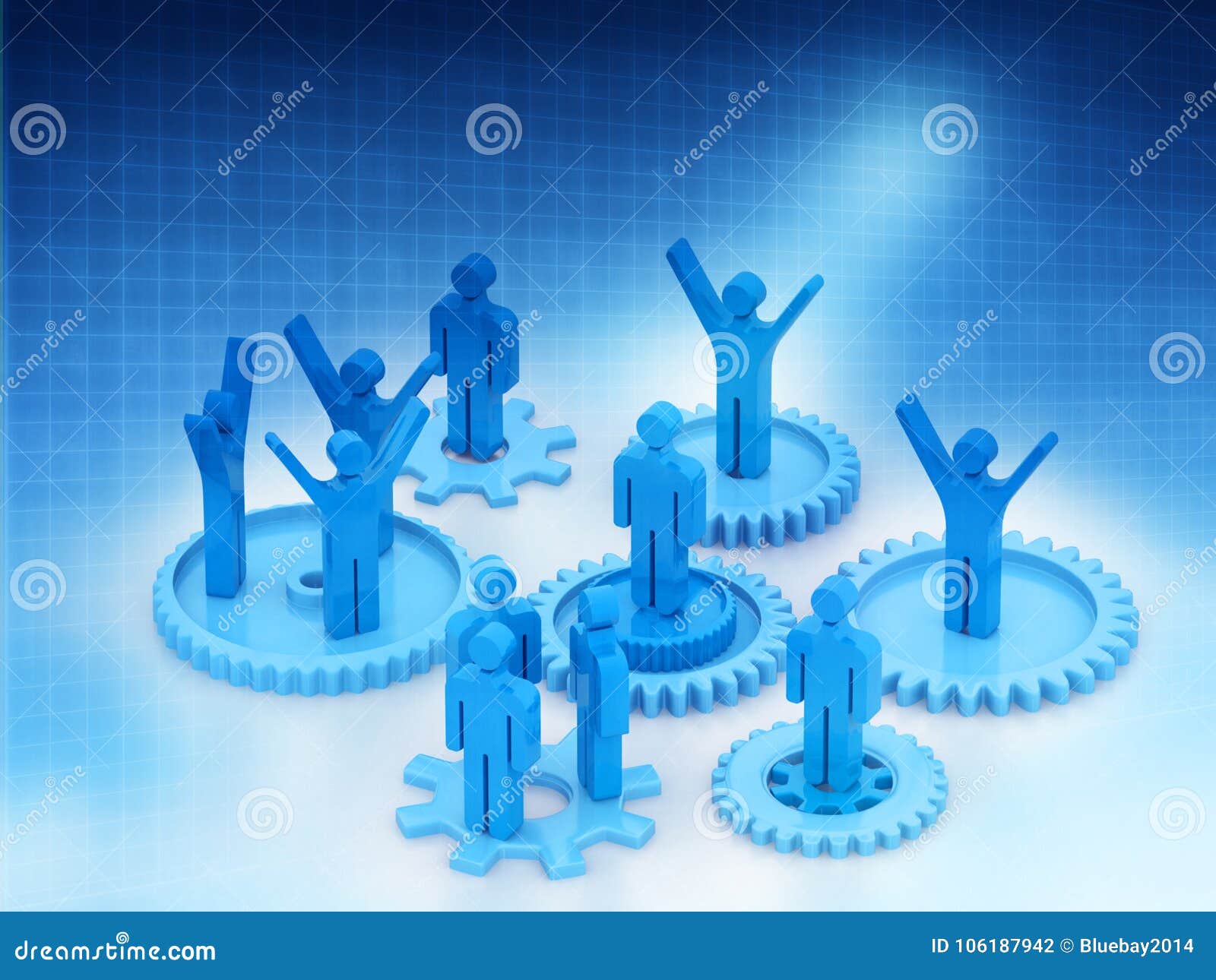 Team work concept stock illustration. Illustration of innovation ...