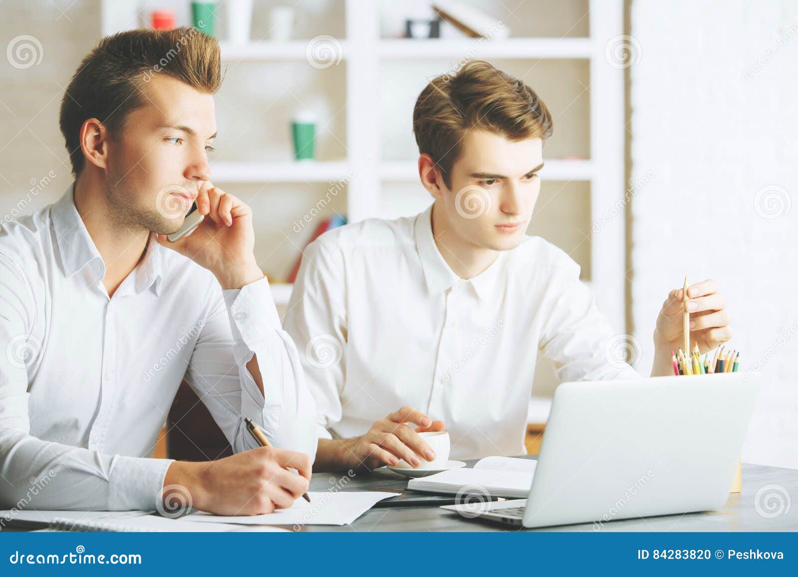 Team work concept stock photo. Image of accounting, caucasian - 84283820