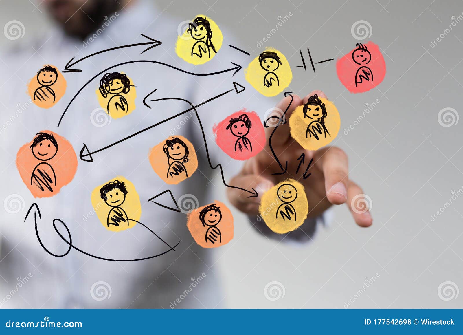 A Team Work Connection Digital Concept Stock Photo - Image of future ... A Team Work Connection Digital Concept Stock Photo - Image of future ...