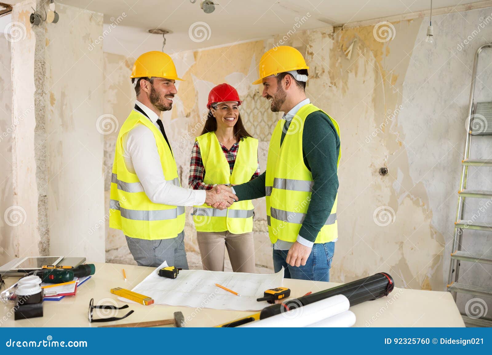 Team Work. Construction Concept Stock Photo - Image of foreman ...