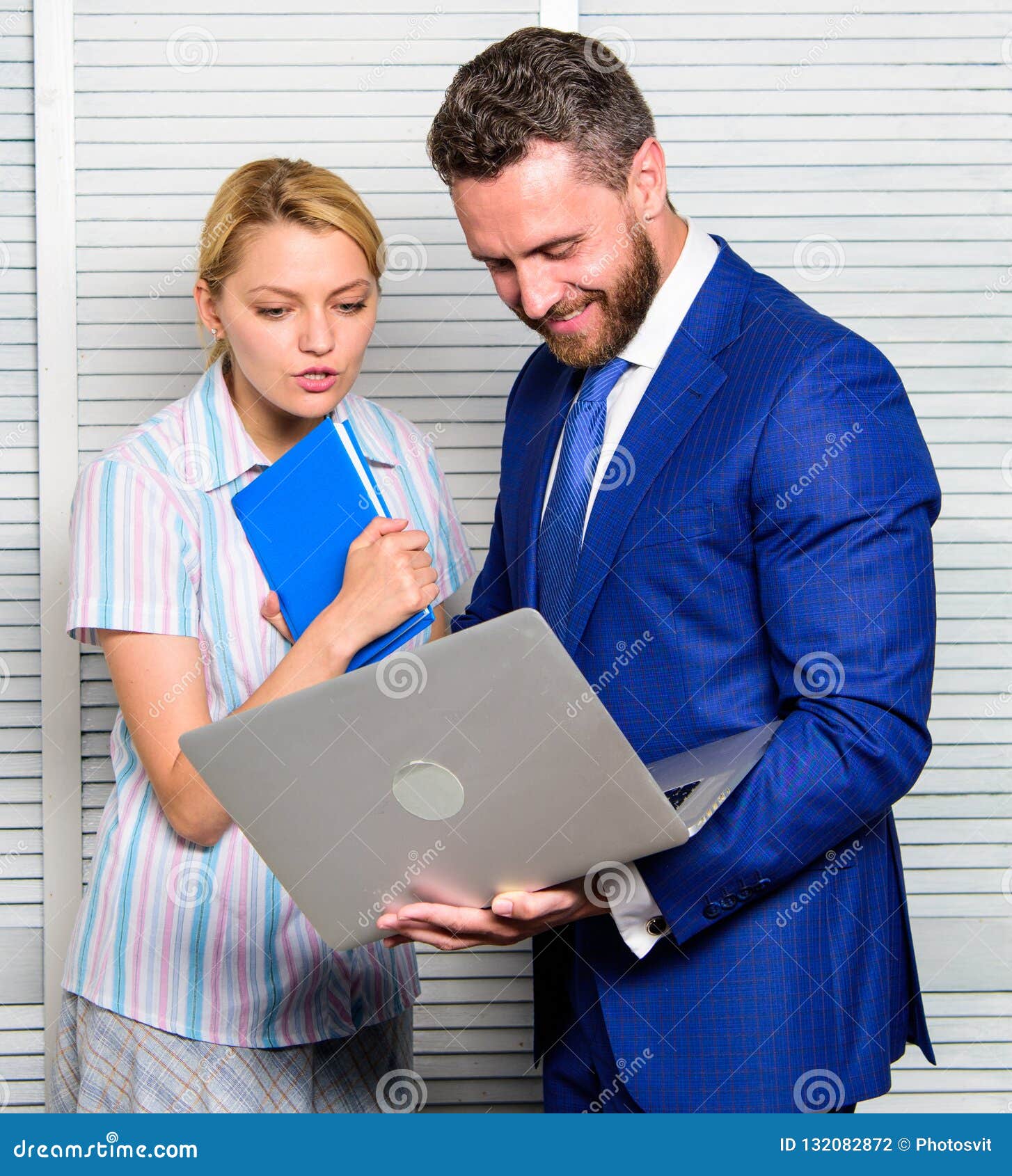 Team Work. Equality and Respect. Conversation between Colleagues. Boss ...