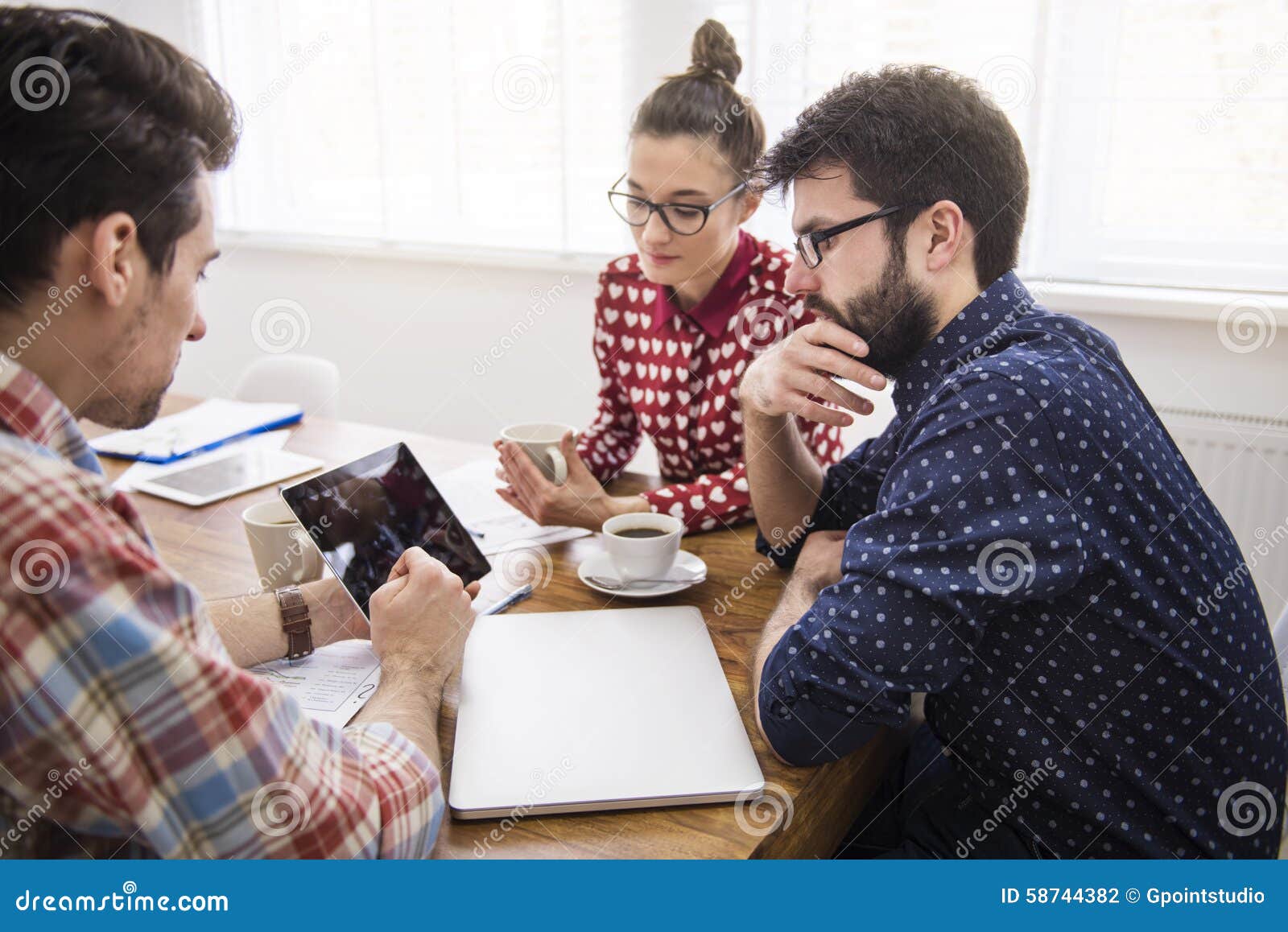 Team work stock photo. Image of browsing, display, focus - 58744382
