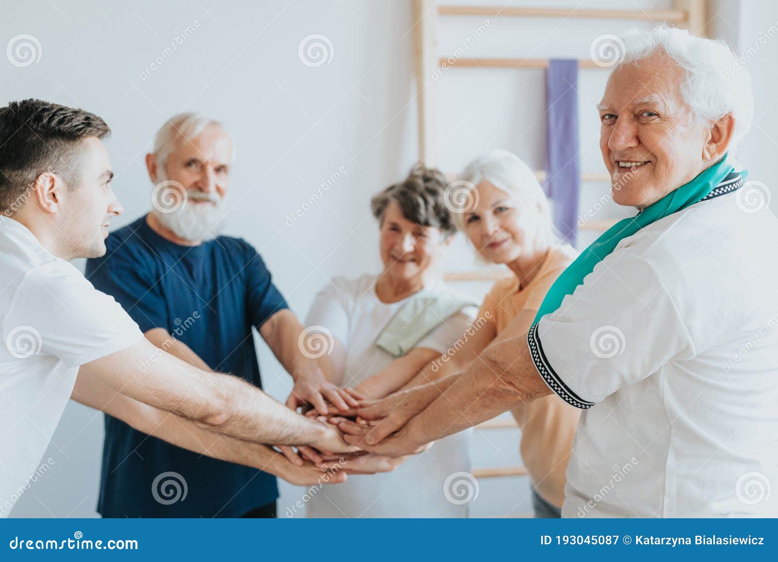 Team work stock image. Image of strenghten, team, senior - 193045087