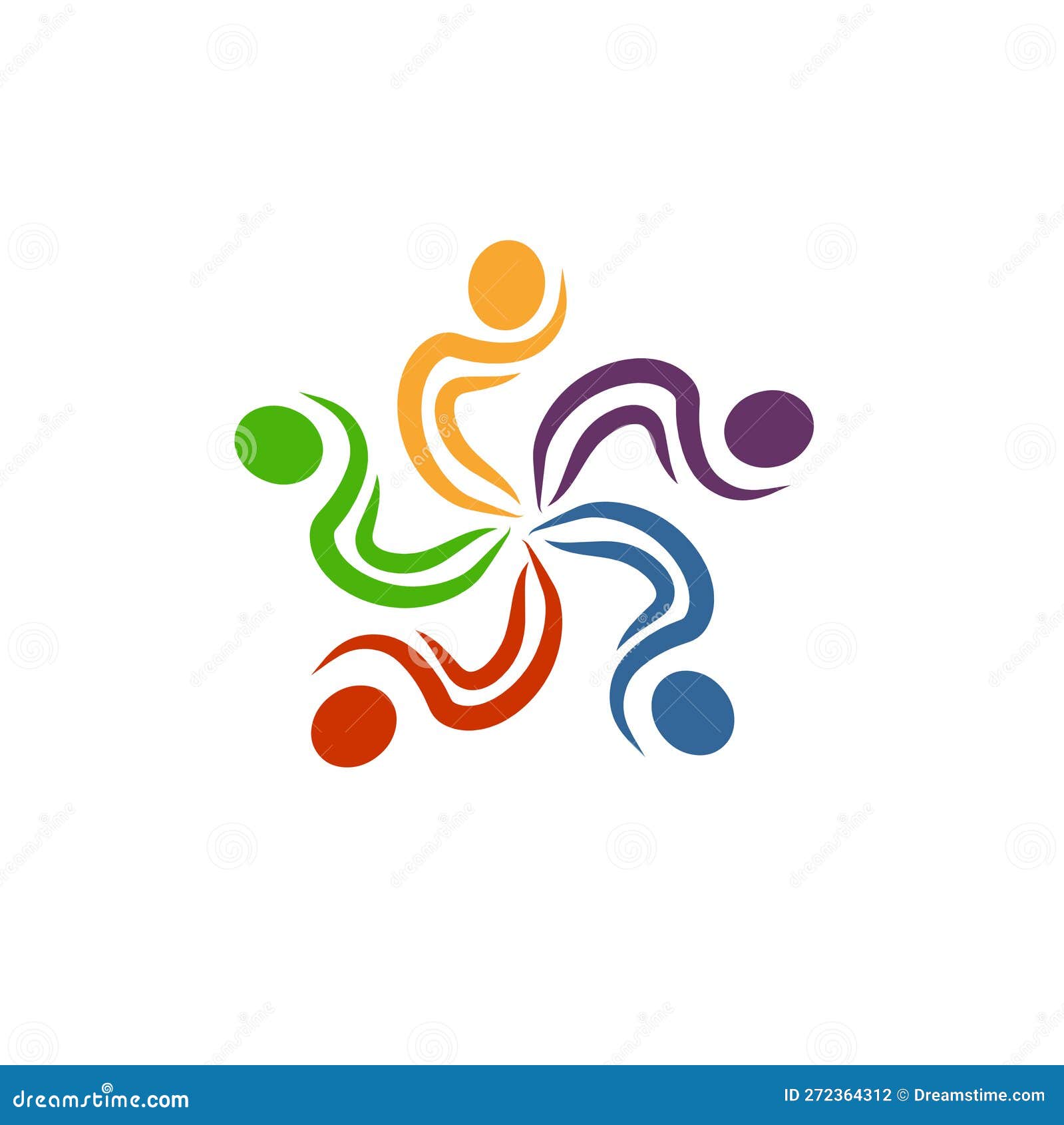 Team Work Logo Design Template Stock Vector - Illustration of clipart ...