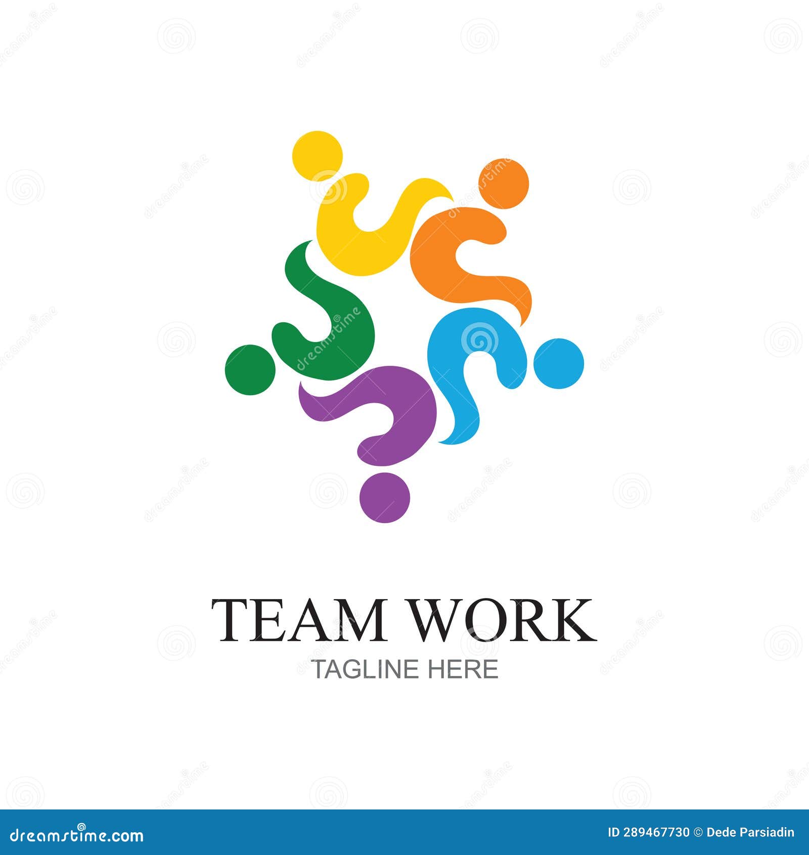 Team Work Logo Design,Together. Modern Social Network Team Logo Design ...
