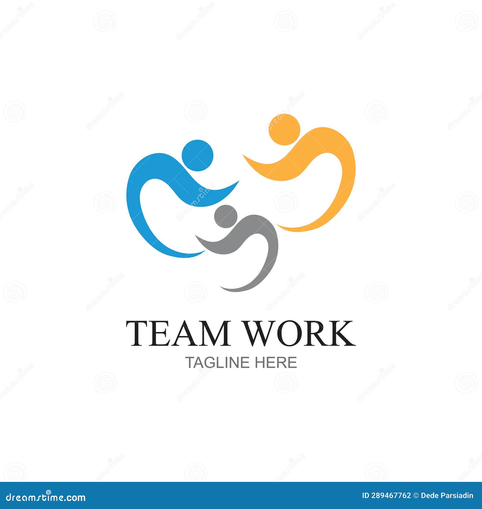 Team Work Logo Design,Together. Modern Social Network Team Logo Design ...