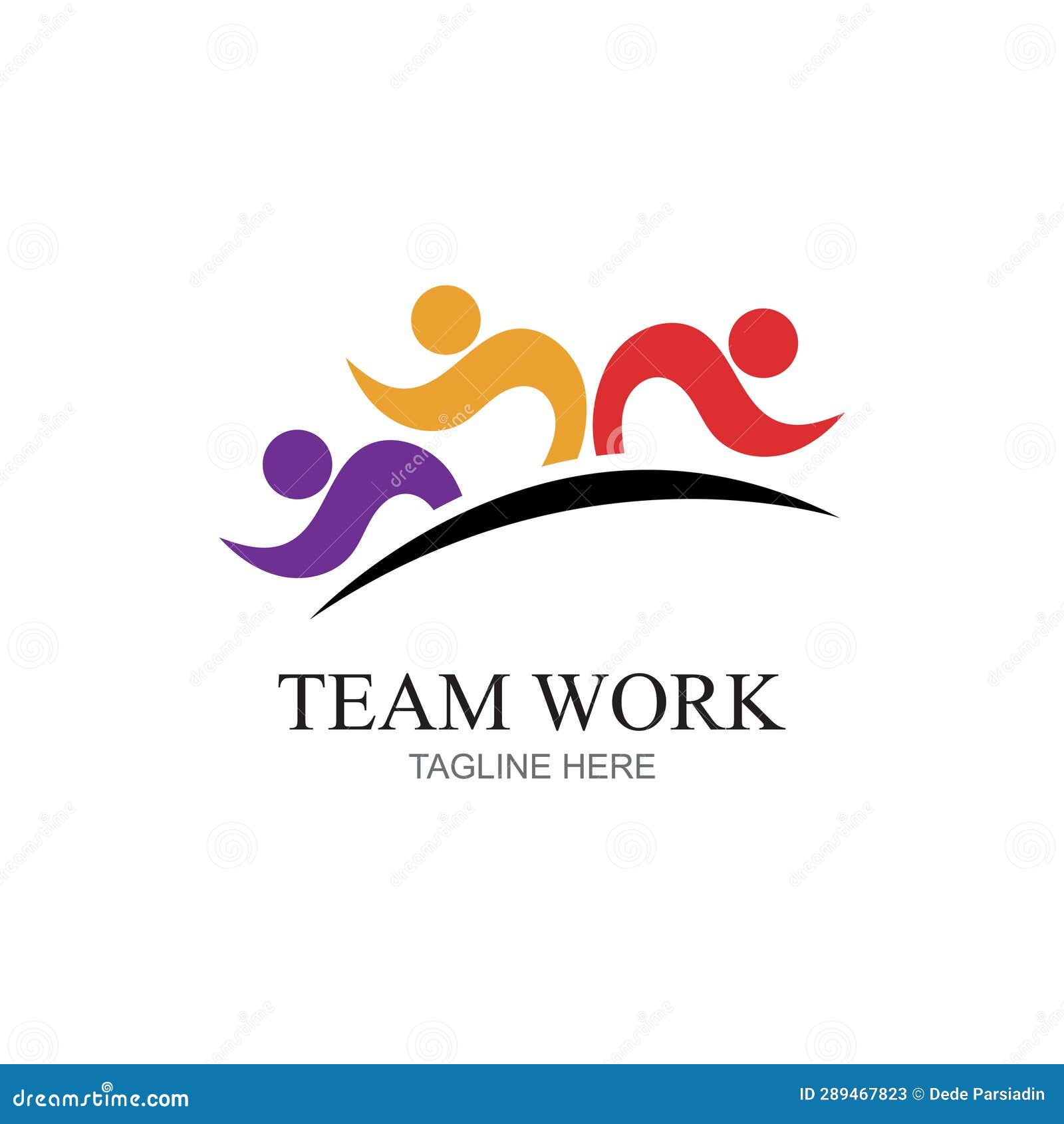 Team Work Logo Design,Together. Modern Social Network Team Logo Design ...