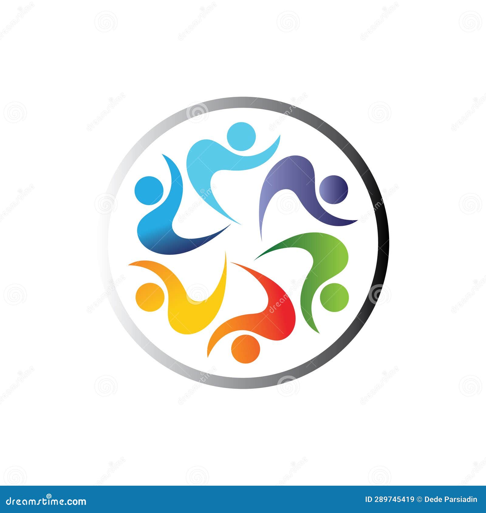 Team Work Logo Design,Together. Modern Social Network Team Logo Design ...