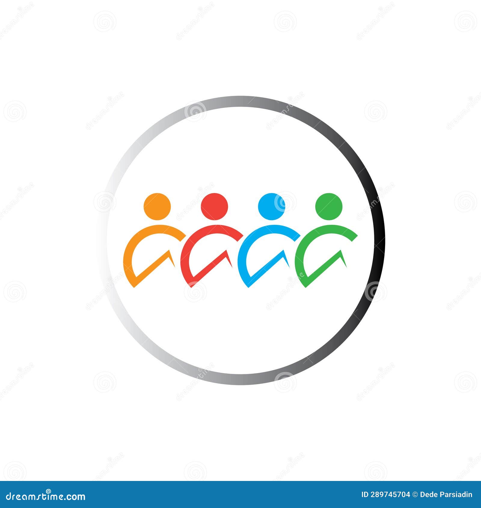 Team Work Logo Design,Together. Modern Social Network Team Logo Design ...