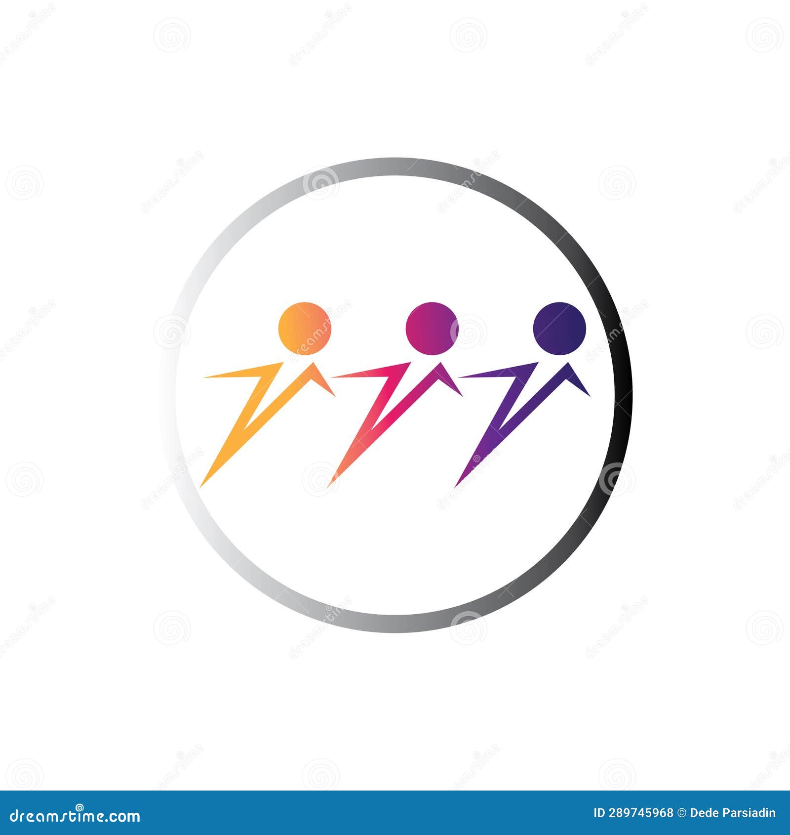 Team Work Logo Design,Together. Modern Social Network Team Logo Design ...