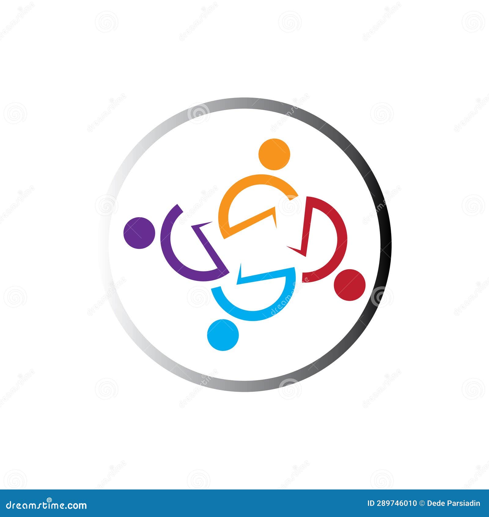 Team Work Logo Design,Together. Modern Social Network Team Logo Design ...