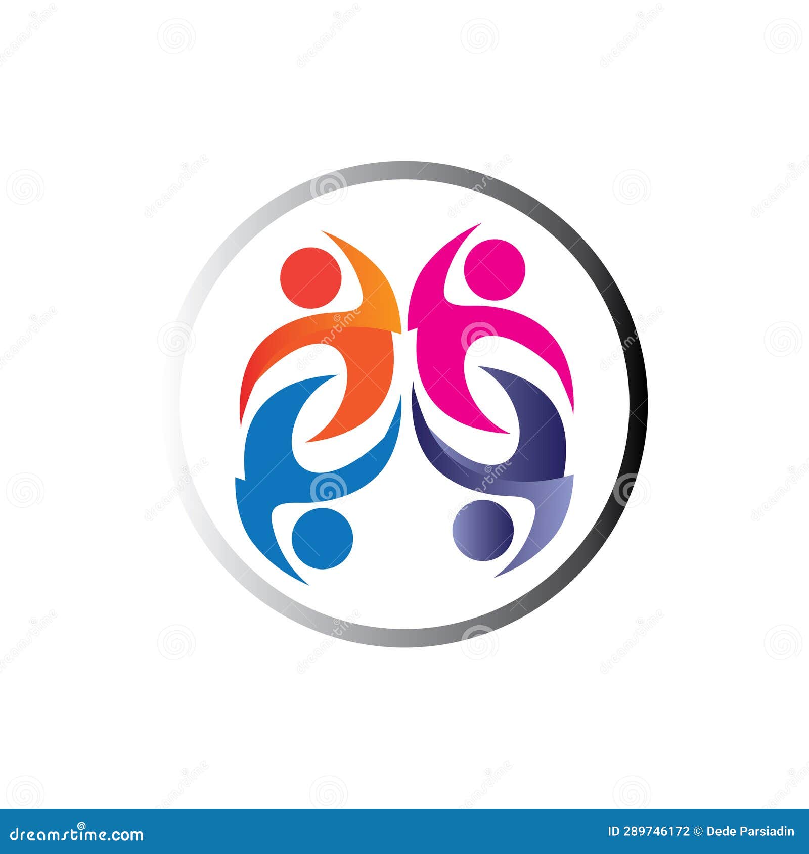 Team Work Logo Design,Together. Modern Social Network Team Logo Design ...