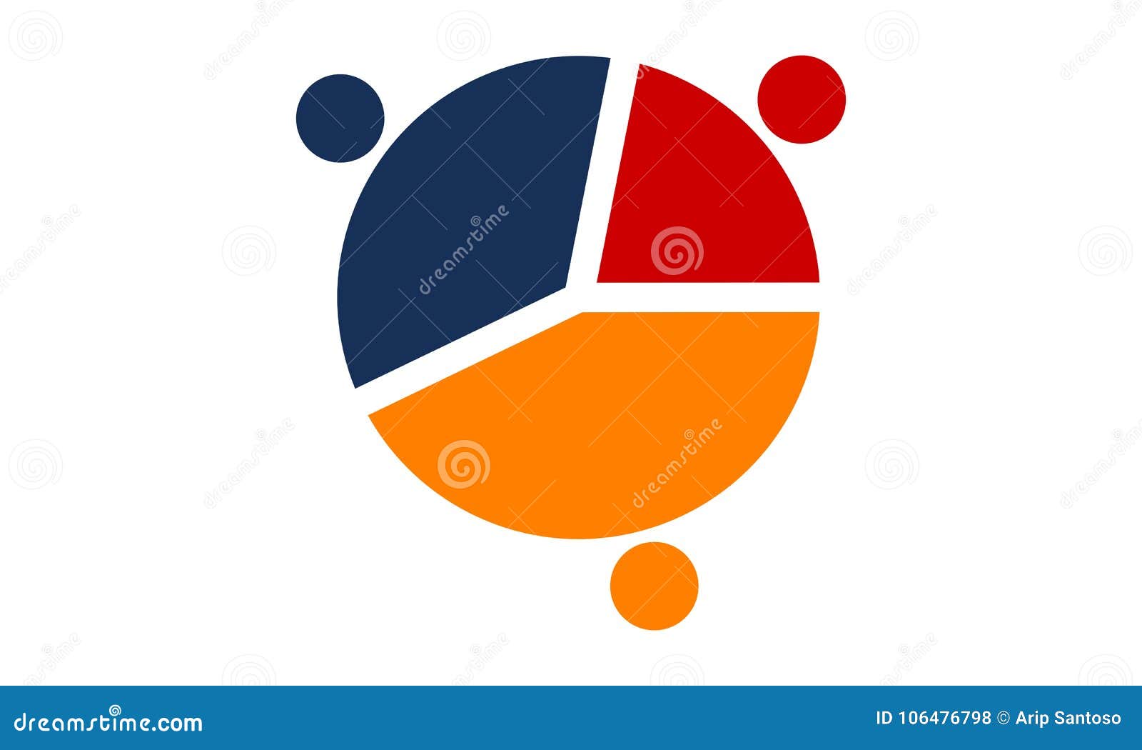 Team Work Solutions stock vector. Illustration of community - 106476798