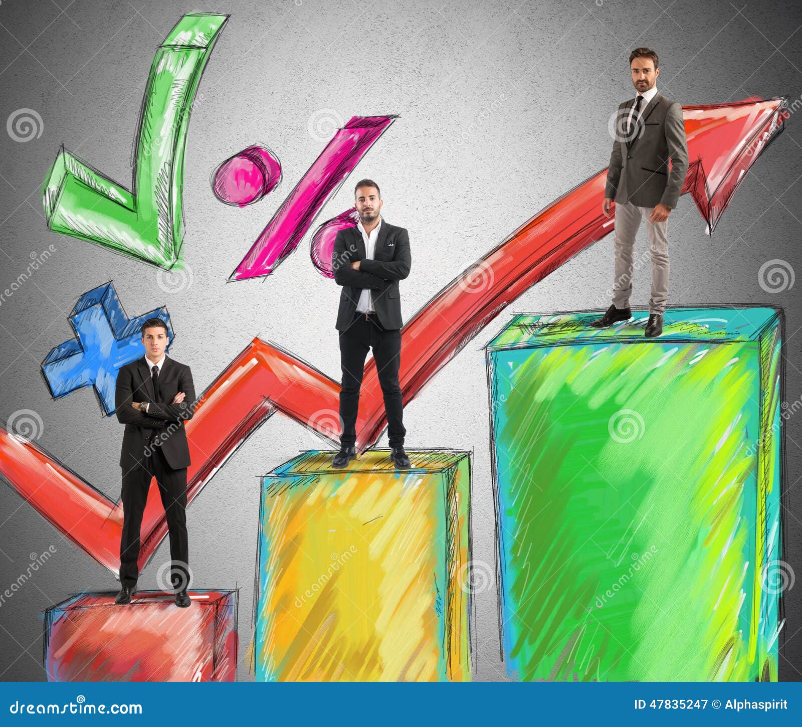 Team work stats stock illustration. Illustration of graphic - 47835247