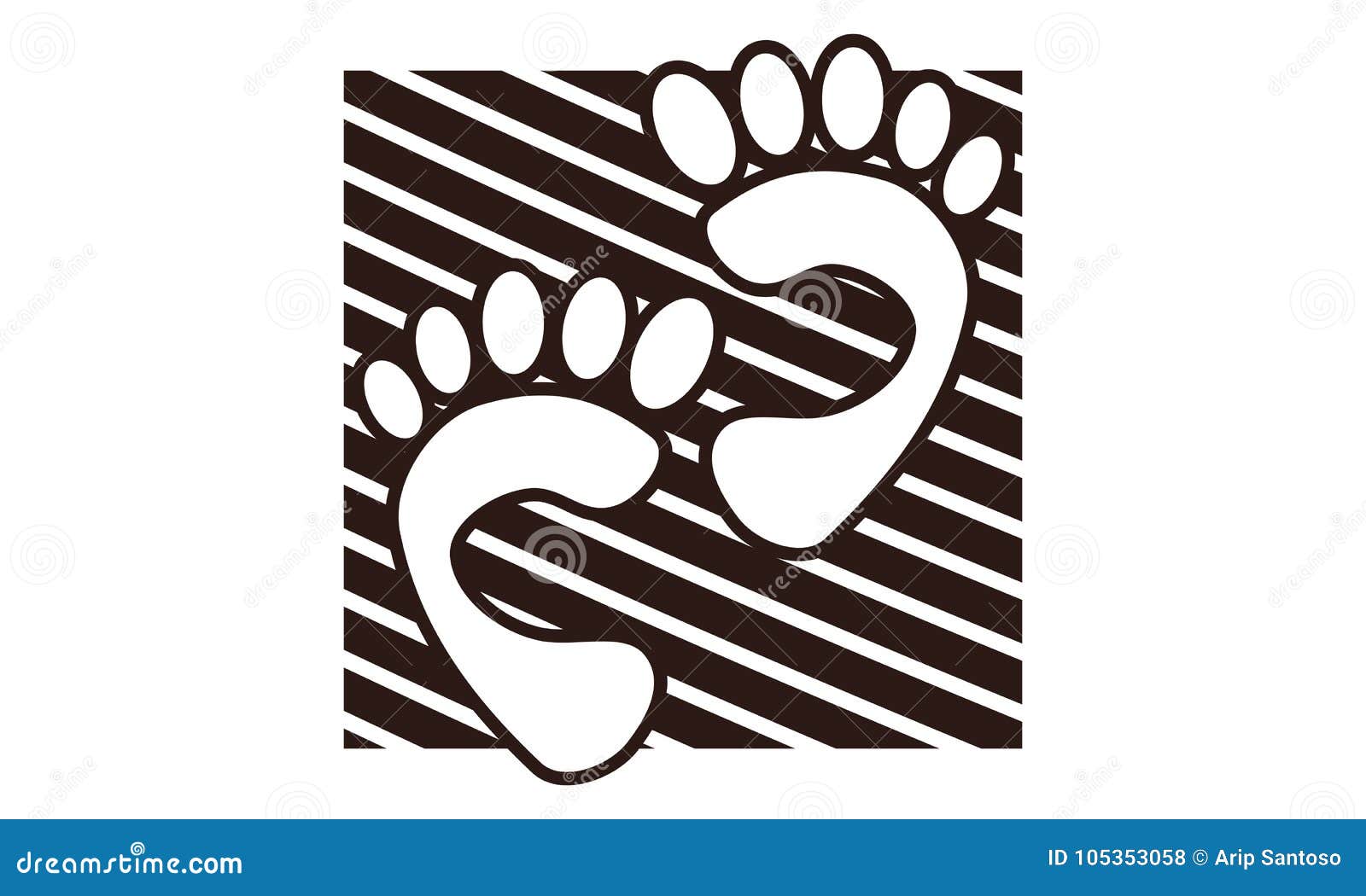Team Work Step Logo Design Template Stock Vector - Illustration of pair ...