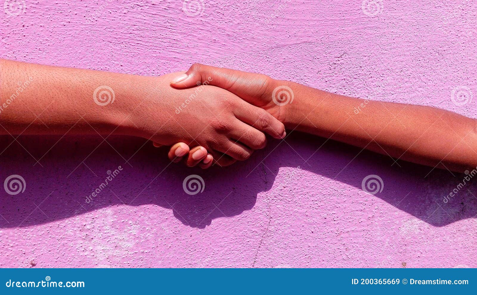 Two Hands Holding Each Other As a Means of Bonding Stock Image - Image ...