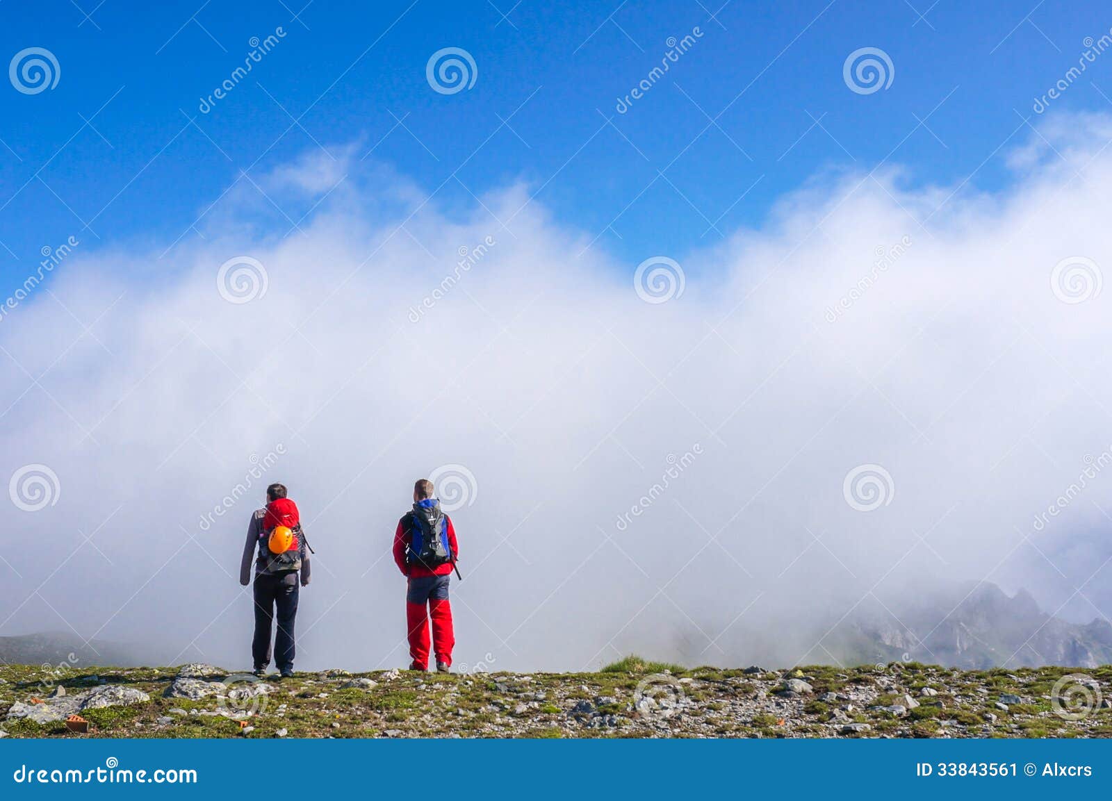 Team work stock image. Image of endurance, backpack, adventure - 33843561