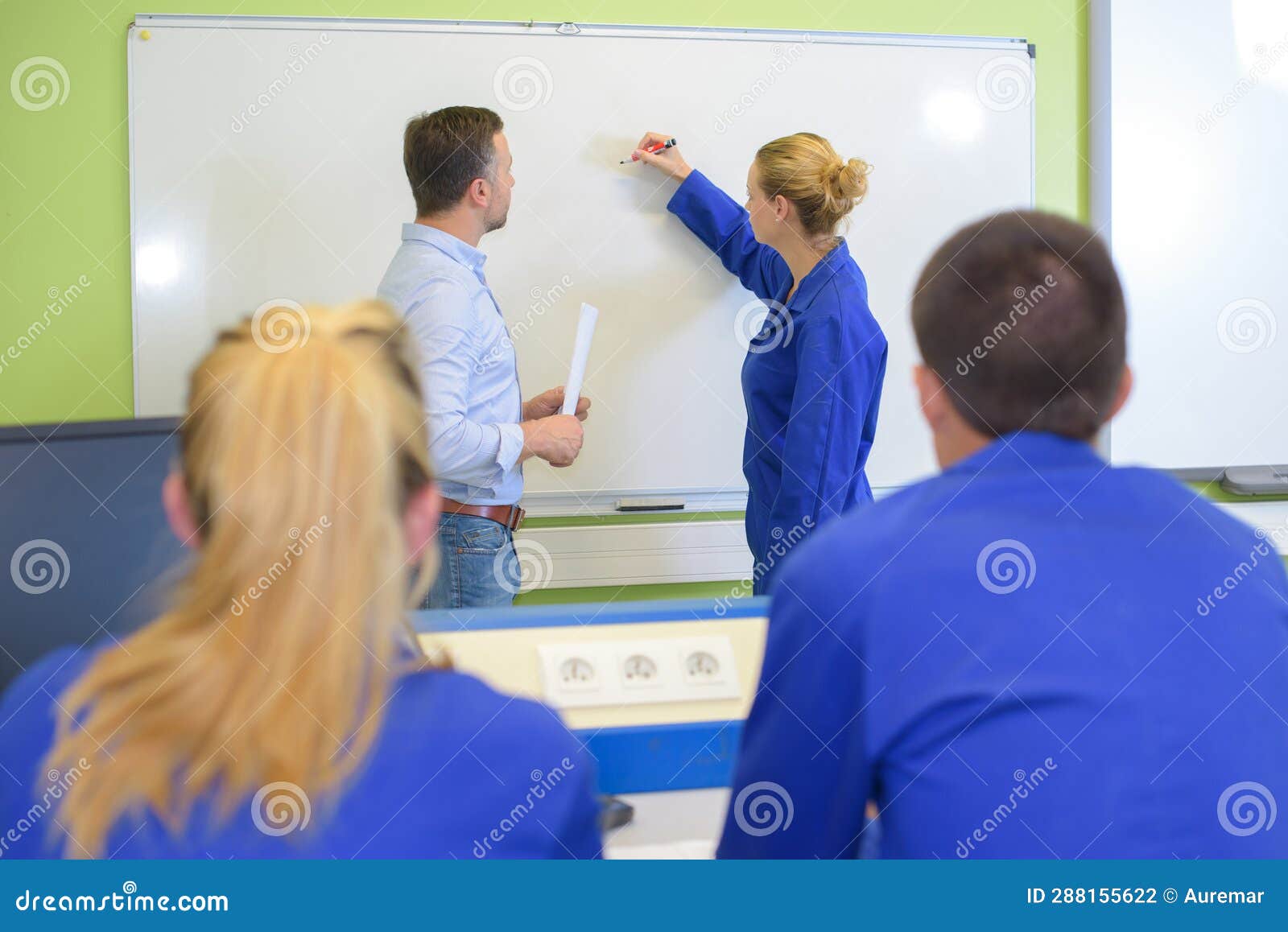Team Workers during Technical Education Class Stock Photo - Image of terminal, education: 288155622