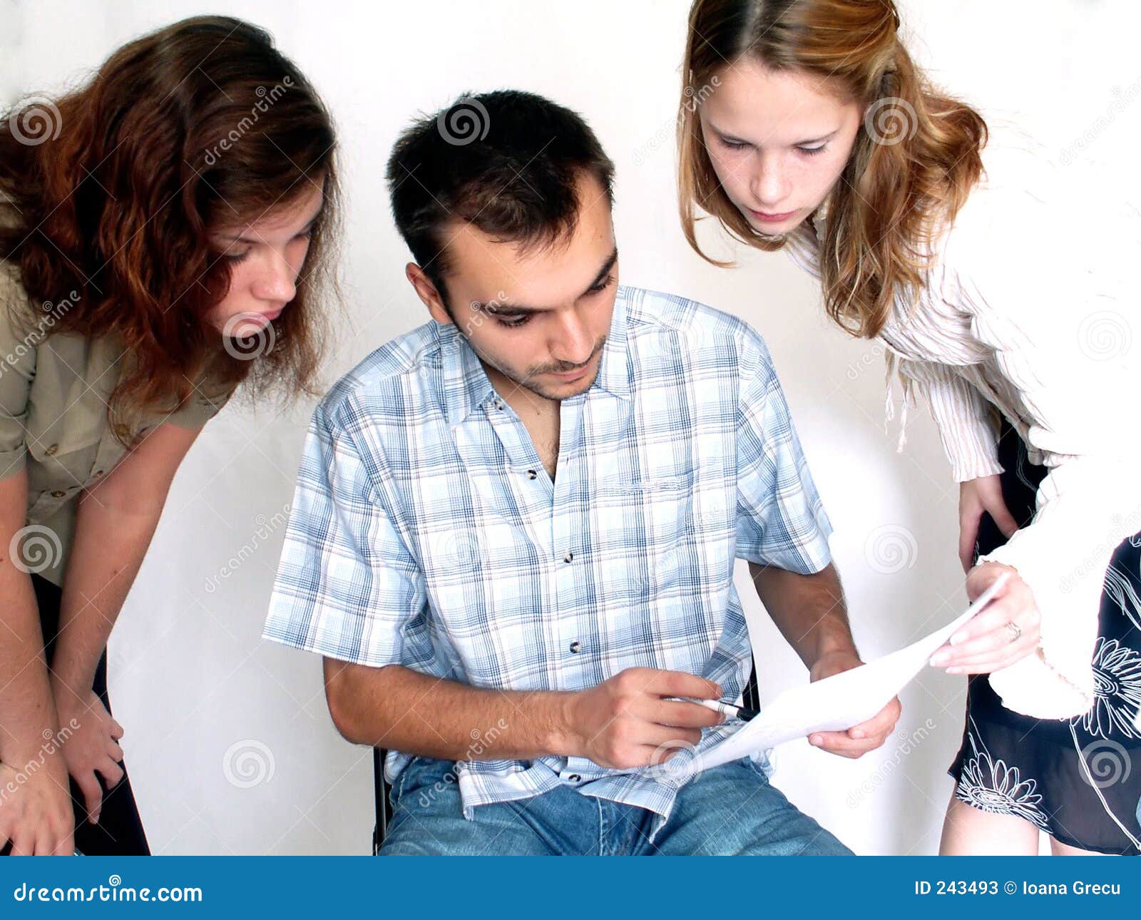 Team working on a project stock image. Image of victory - 243493