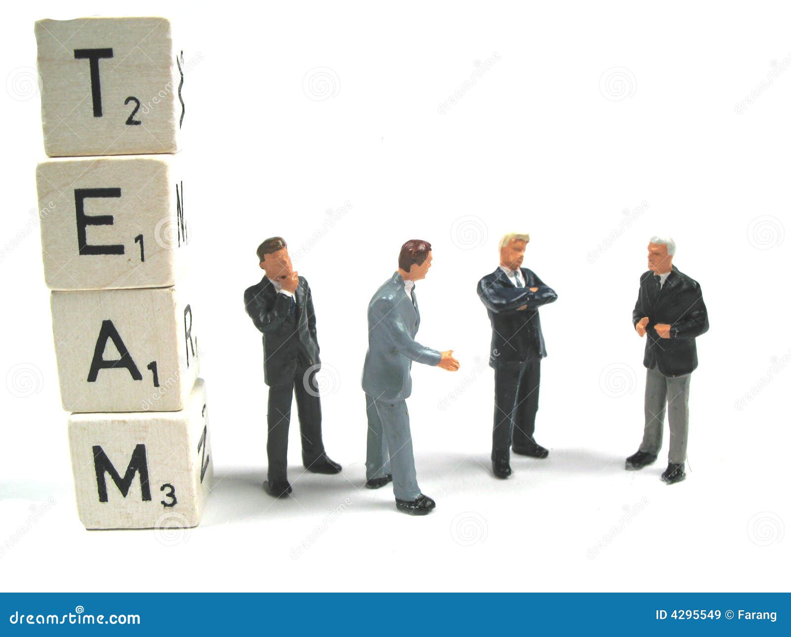 A team working together stock image. Image of meeting - 4295549
