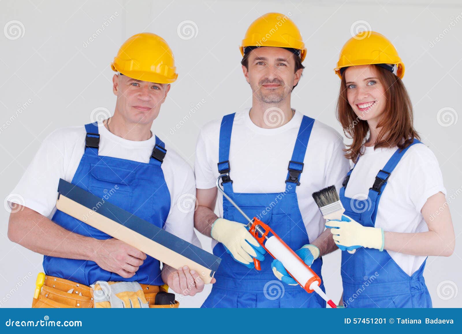 Team of workmen stock image. Image of contract, building - 57451201
