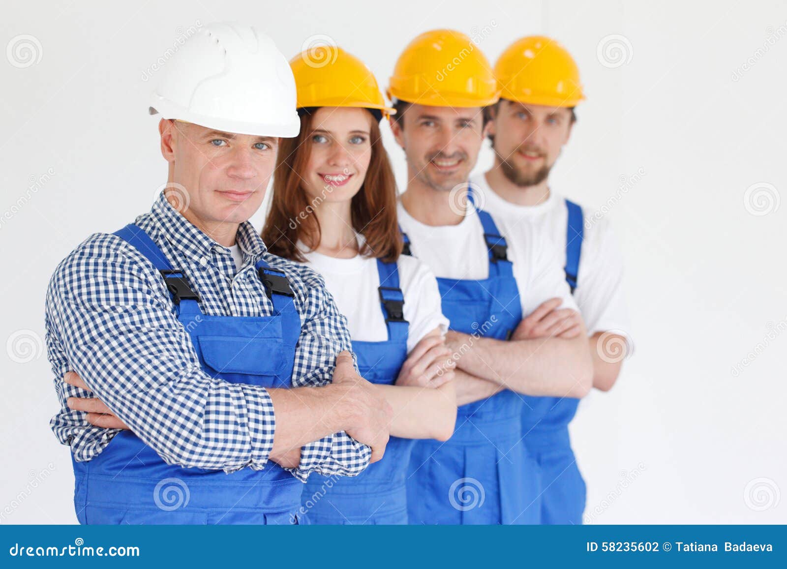 Team of workmen stock photo. Image of contract, caucasian - 58235602