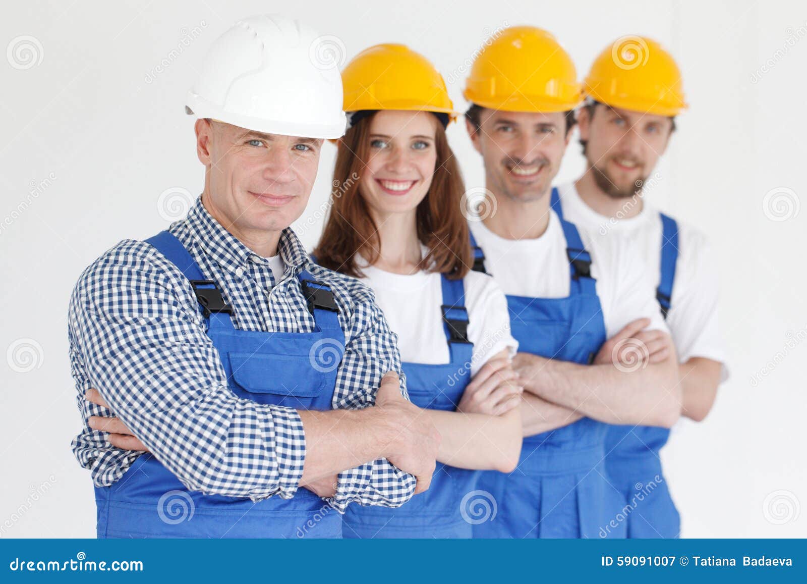 Team Of Workmen Royalty-Free Stock Image | CartoonDealer.com #58235602