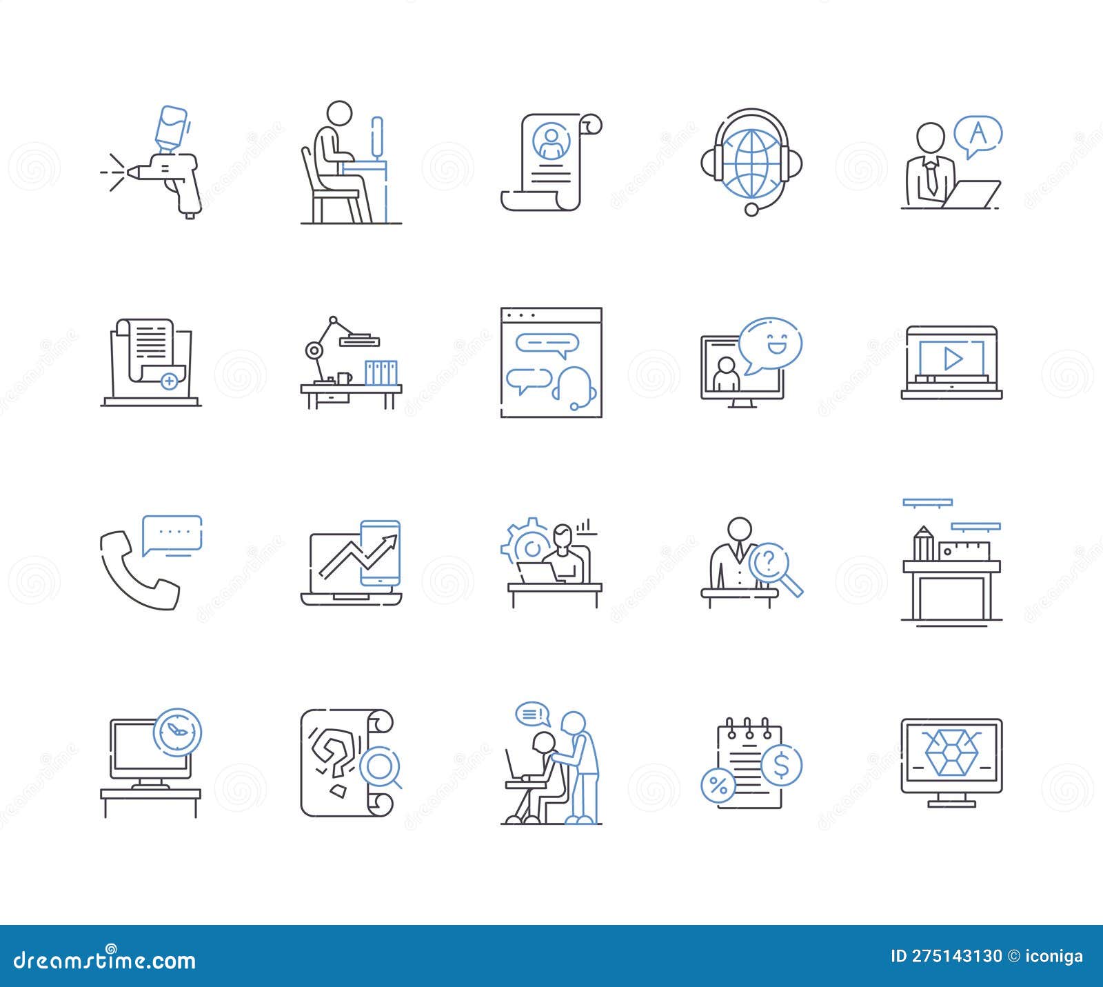 Team Workshop Outline Icons Collection. Workshop, Team, Training ...