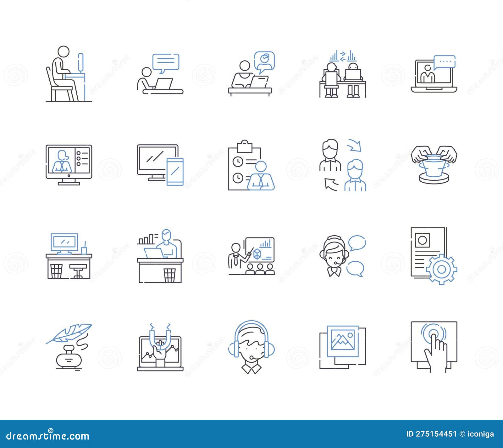 Team Workshop Outline Icons Collection. Workshop, Team, Training ...