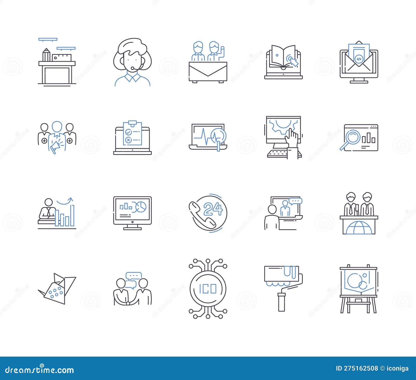 Team Workshop Outline Icons Collection. Workshop, Team, Training ...