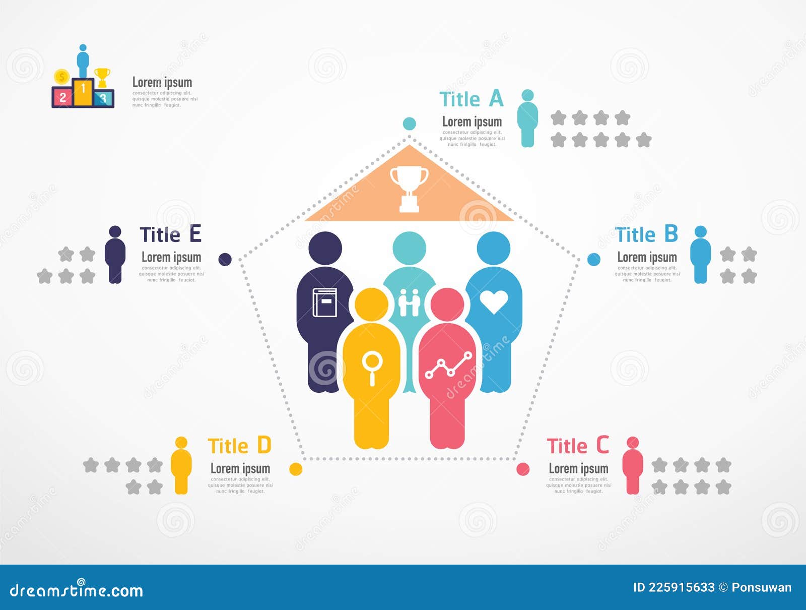 Team Workstep Planner 2022 Infographic Success Concept. Illustration ...