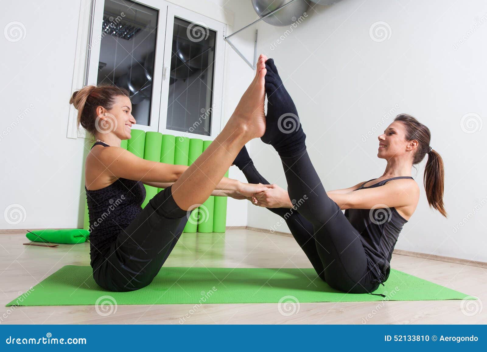 Team yoga stock photo. Image of green, energy, feminine - 52133810
