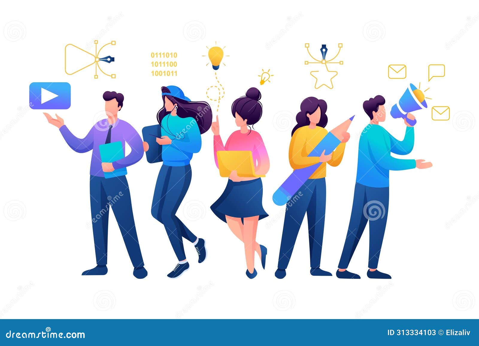 Team of Young Creative People, Designer, Programmer, Motion Designer ...