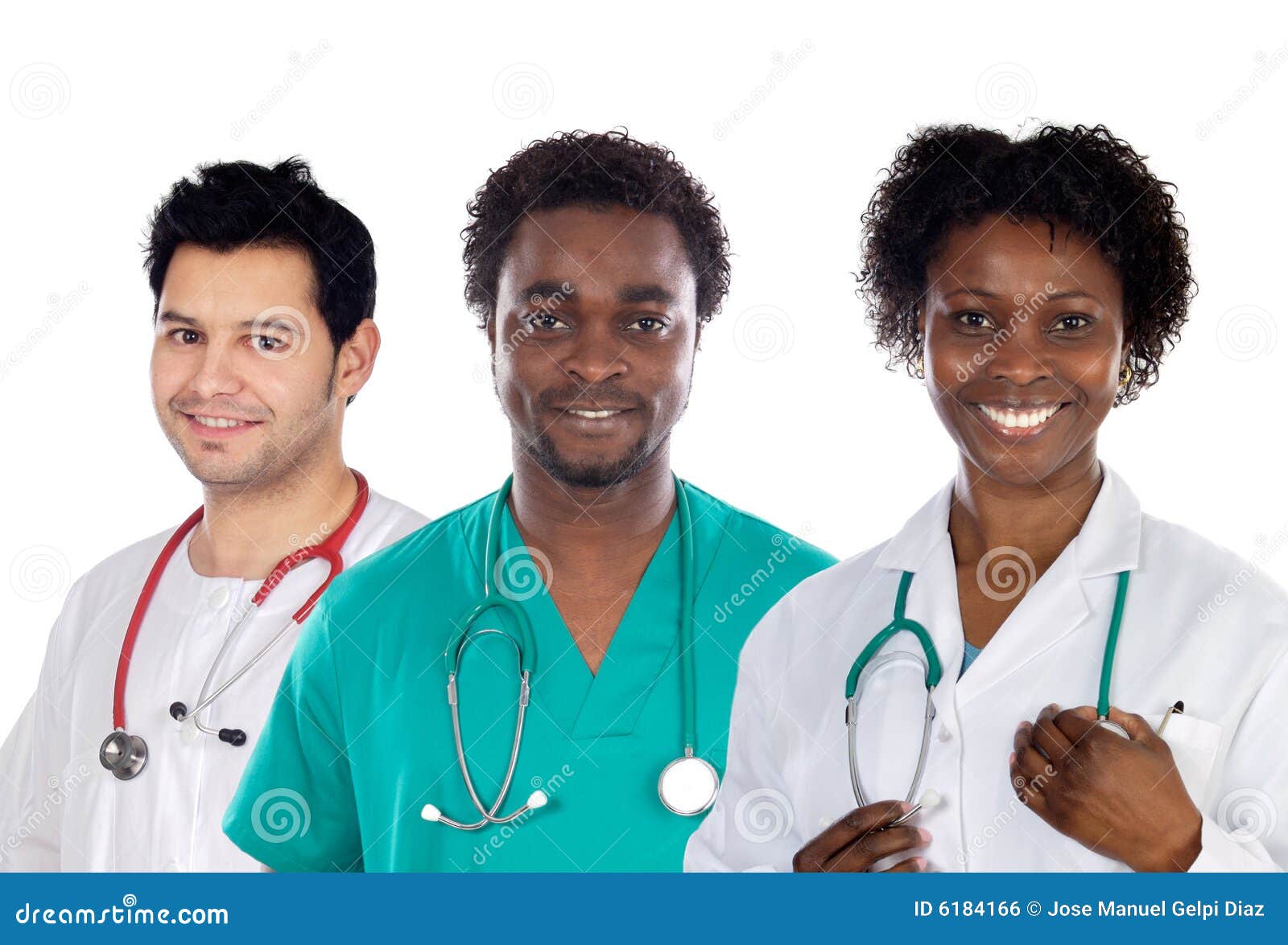 Young Doctors And Medical Students Train With Instruments And Plastic ...