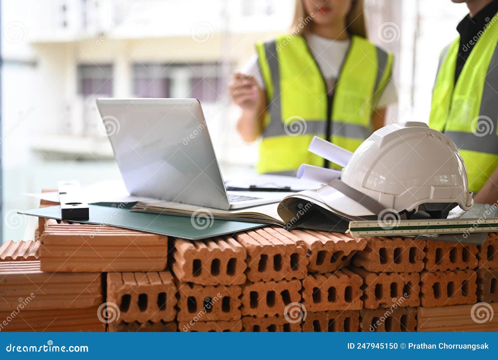 Team of Young Engineer and Architects Working, Discussing, Planing ...