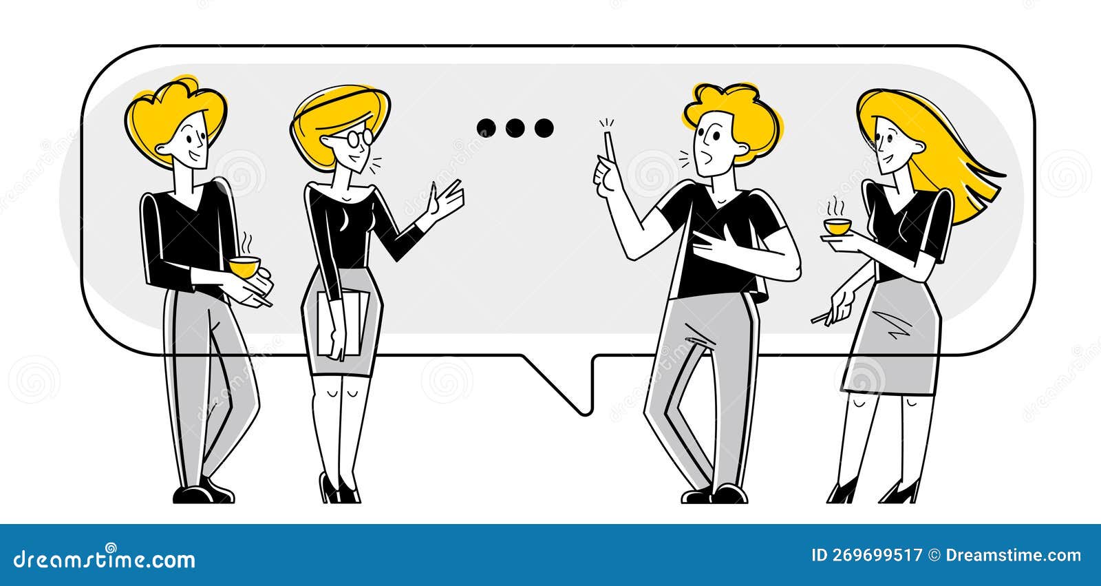 Team of Young People Having a Discussion about Solving Some Problems in ...