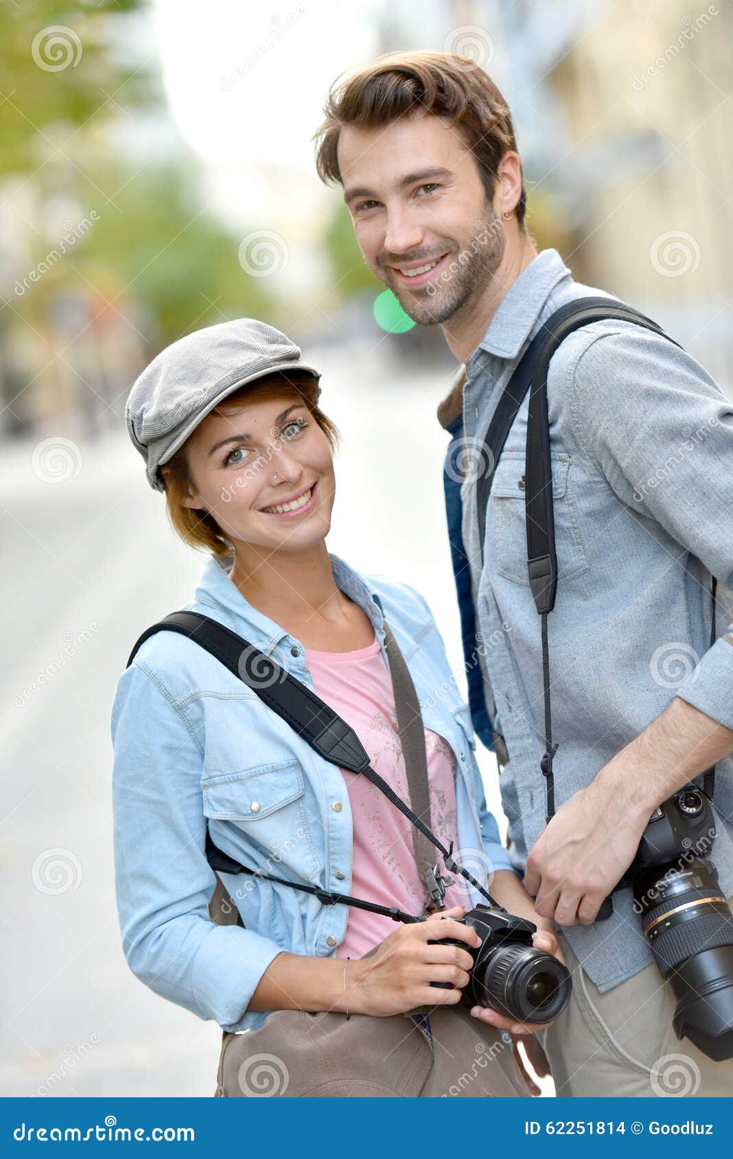 Team of Young Photographers Stock Photo - Image of street, trendy: 62251814