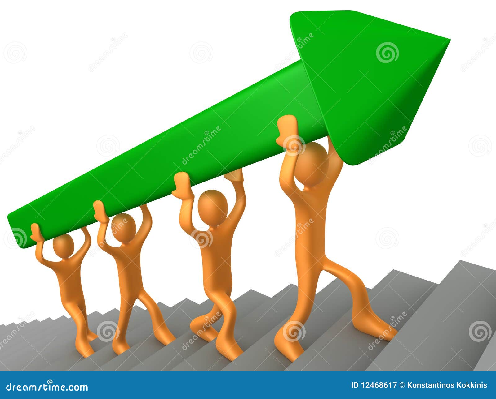 Team-Ziel stock abbildung. Illustration von erfolg, ziel - 12468617