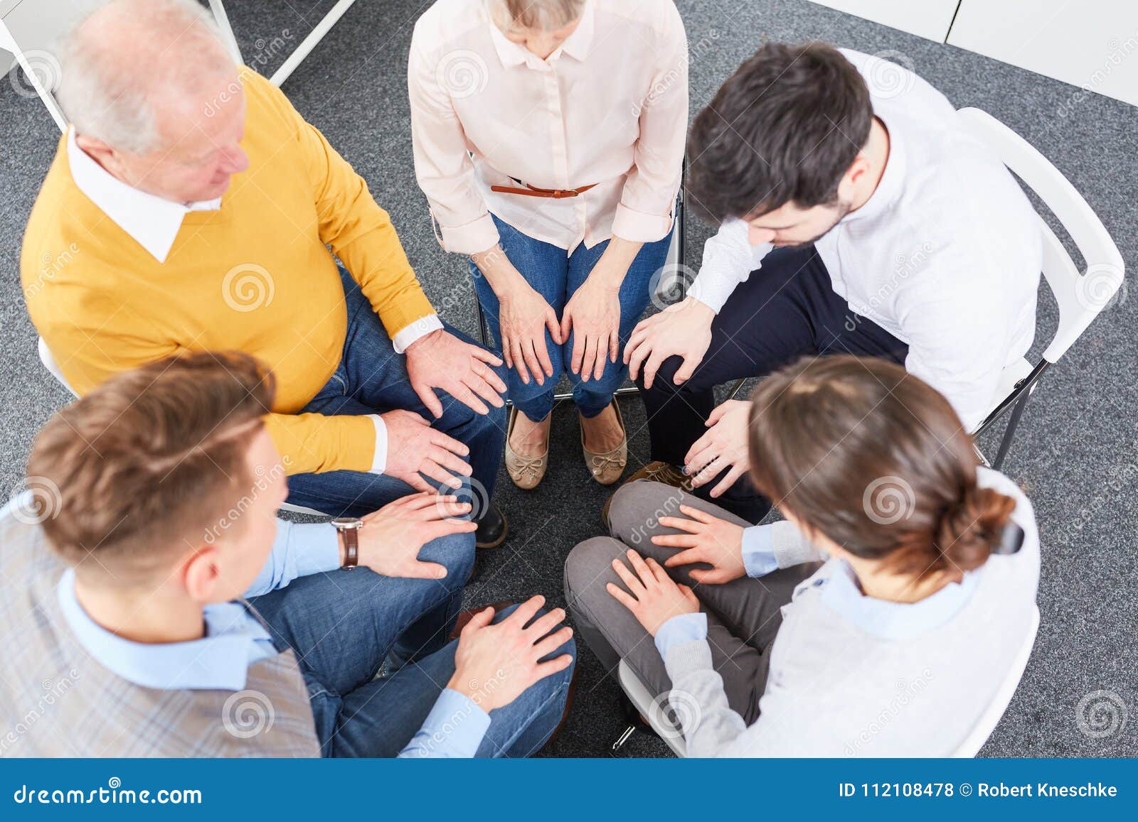 Teambuilding Workshop with Group Stock Photo - Image of spirit ...