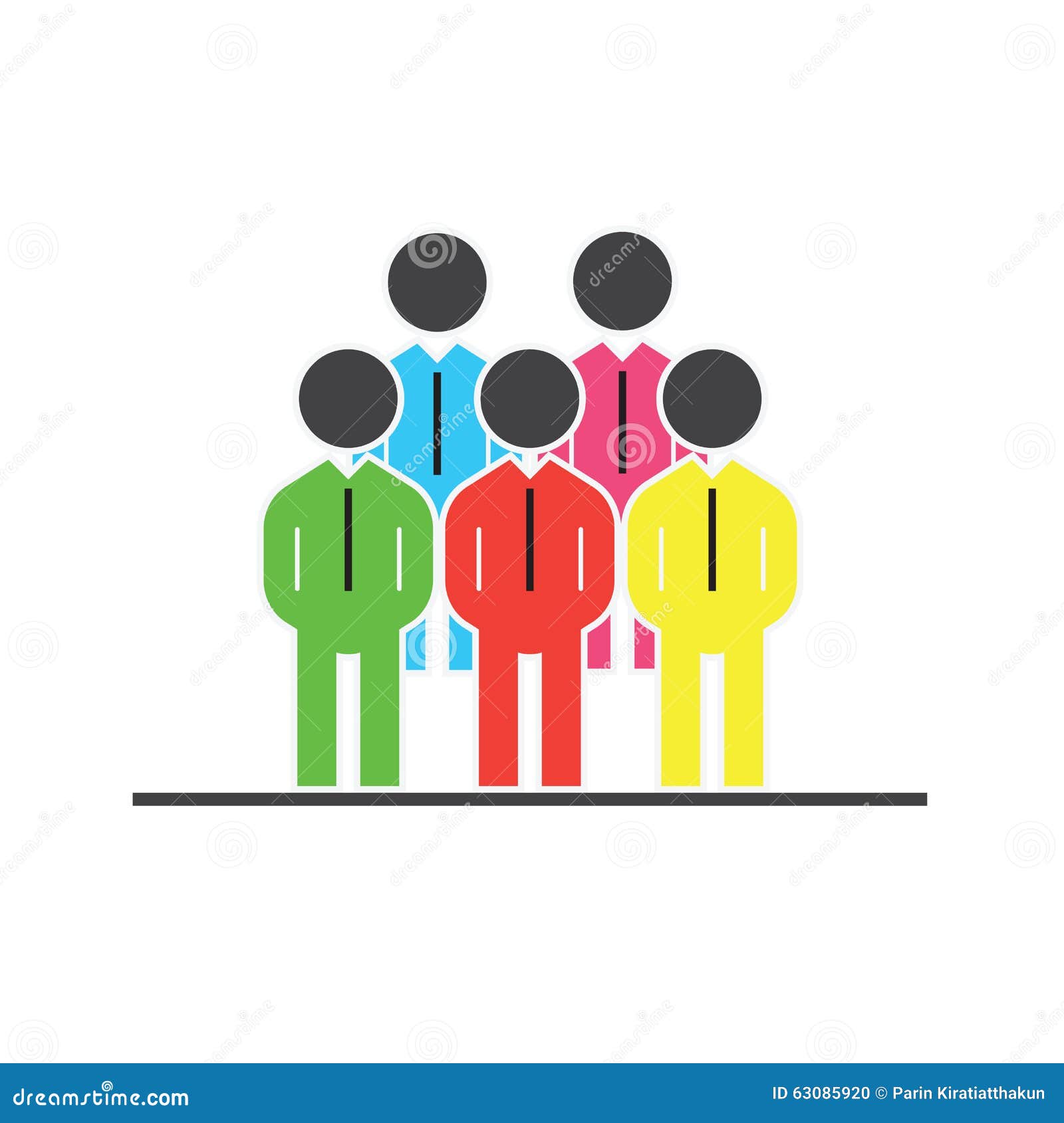 Teampictogram stock illustratie. Illustration of vertrouwen - 63085920