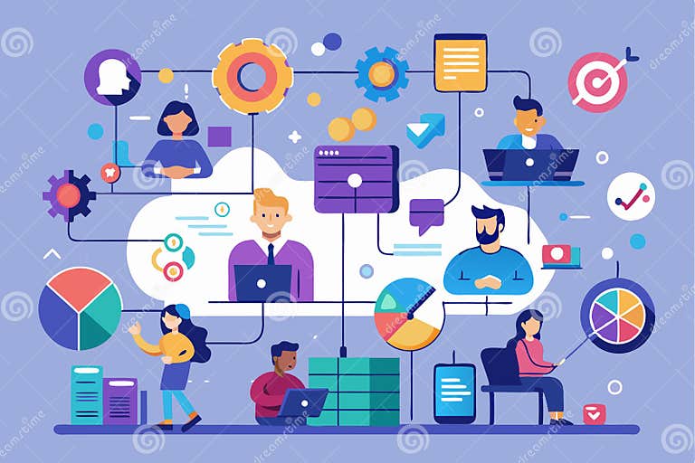 Teams Engage in Workflow and Business Management with Technology, Data ...